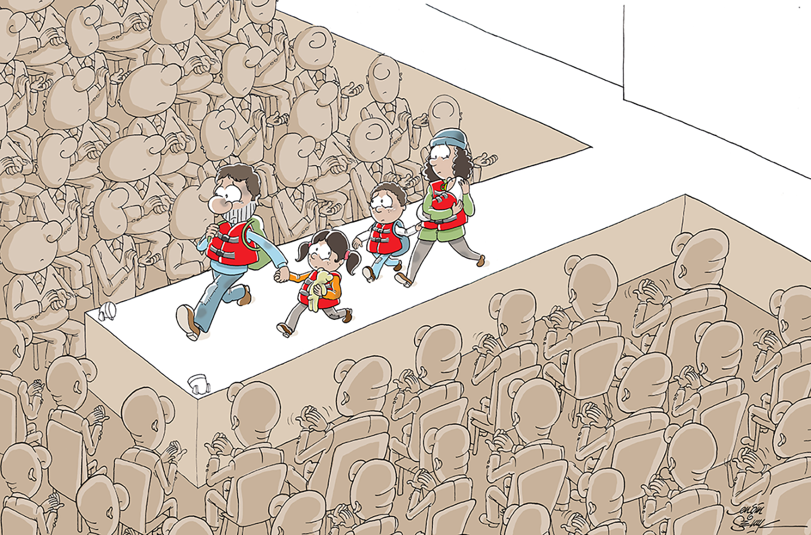 Humanity Cartoons – Refugees