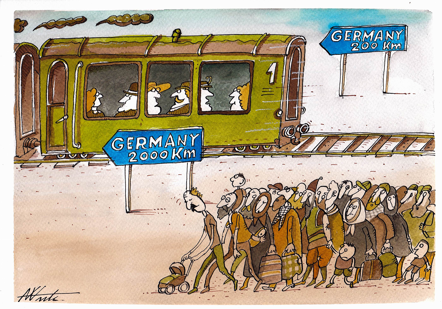 Humanity Cartoons – Refugees